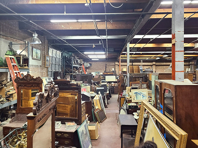 Somewhere in this organized chaos is the perfect antique headboard that will complete your bedroom's transformation.