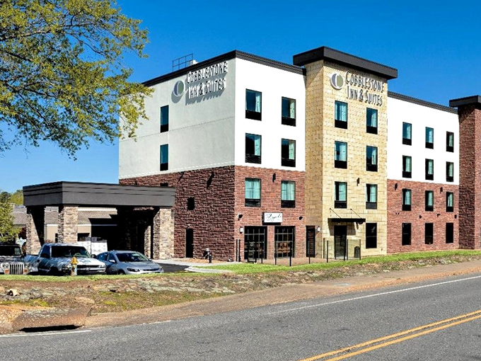 Modern hotels blend with natural beauty, proving that progress and preservation can coexist beautifully.