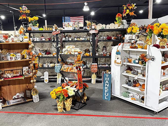 Seasonal decorations at Family Flea Market create festive displays that celebrate every holiday with vintage style.