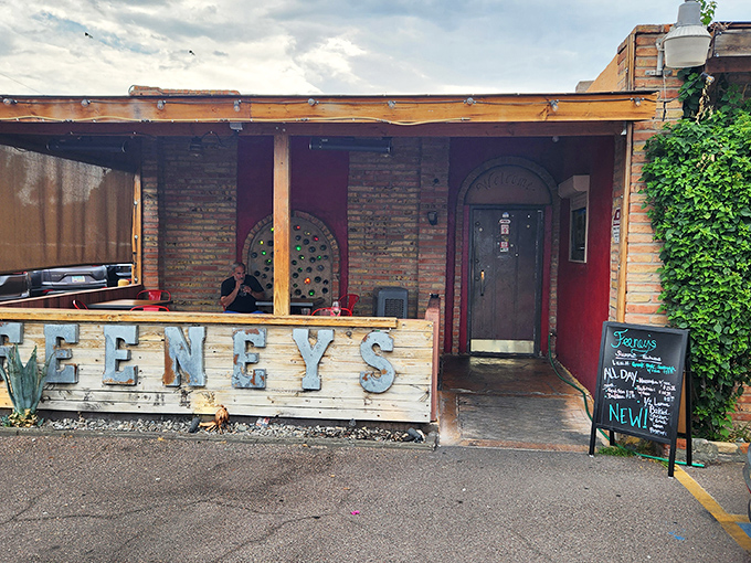 The patio at Feeney's invites you to linger over coffee and dessert. Where conversations flow as smoothly as their perfectly mixed cocktails.