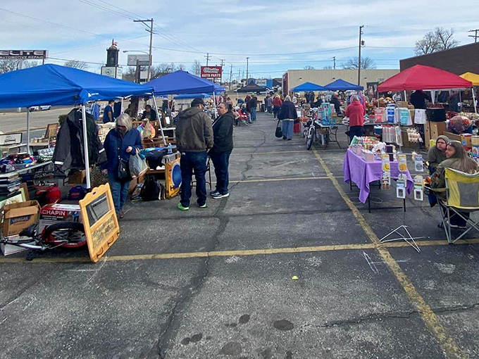 Outdoor markets buzz with energy as vendors and shoppers create the perfect weekend atmosphere.