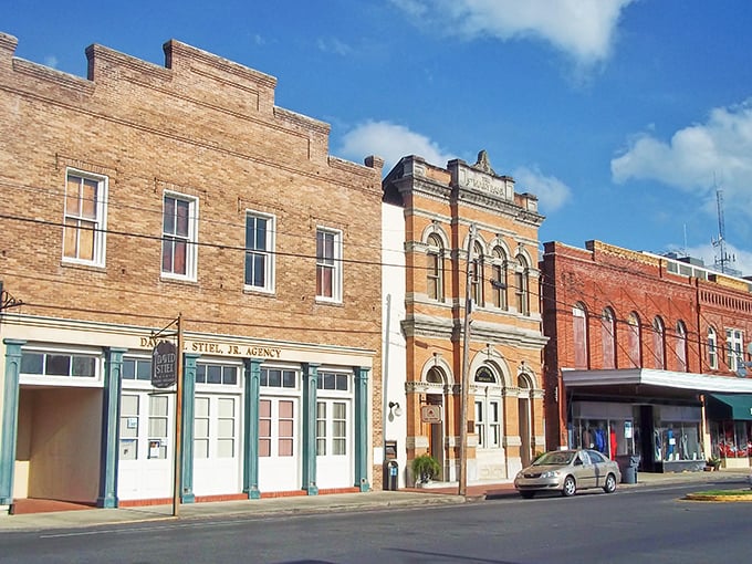 Classic Louisiana architecture lines the streets where sugar cane country meets timeless small-town American charm.