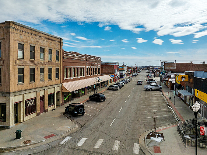 Aerial perspective reveals a community designed for both residents and visitors to enjoy.