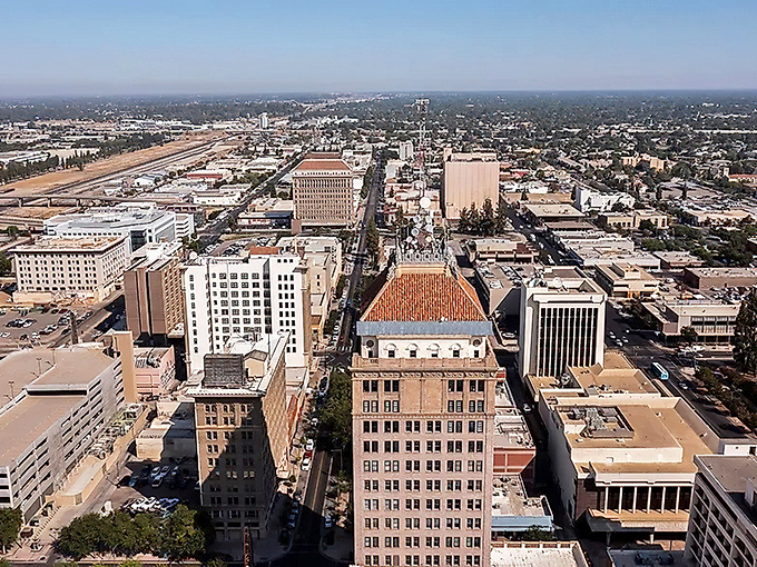 Downtown Fresno reaches for the sky while keeping its feet firmly planted in California's agricultural heartland.