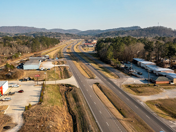 Where the road stretches toward the hills, quiet mornings shimmer with promise—like the start of a story waiting to unfold.