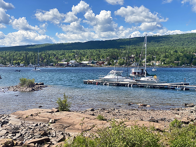 Harbor views in Grand Marais offer daily doses of serenity. The kind of medicine no doctor can prescribe but every retiree needs.