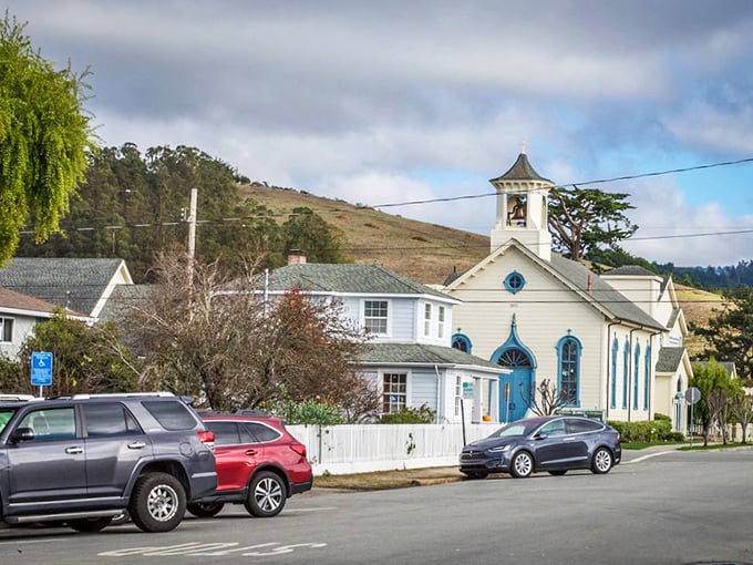 Half Moon Bay's quaint streets whisper stories of simpler times, where every building seems designed for a perfect postcard moment.