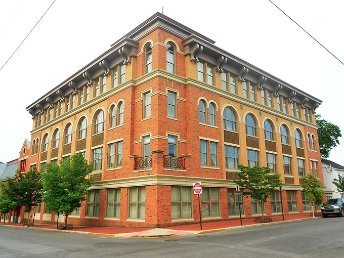 Elegant architecture and bright brickwork bring character to downtown Huntingdon, where history and small-town friendliness blend effortlessly together.