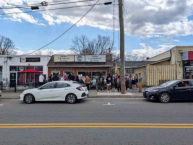 Long lines outside small places usually mean one thing: the food inside is absolutely worth waiting.
