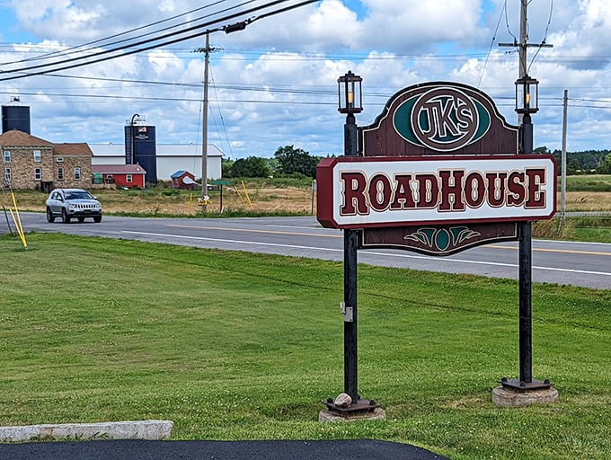 That roadhouse sign doesn't lie&mdash;inside you'll find hearty portions and beef cooked exactly how you want it.