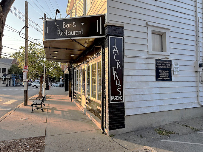 Classic neighborhood charm radiates from every window of this beloved culinary landmark's historic storefront.