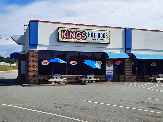 Sometimes the best throne rooms serve hot dogs instead of hosting royalty - and we're perfectly fine.