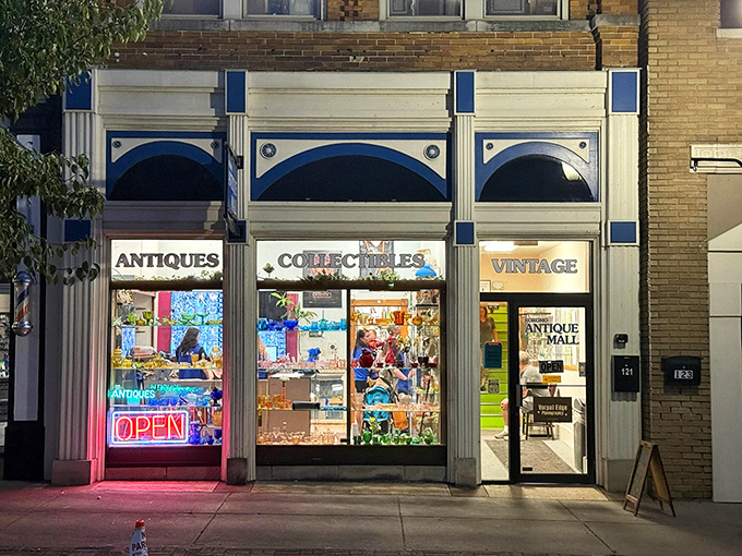 Those classic windows showcase just enough vintage magic to lure you inside completely.