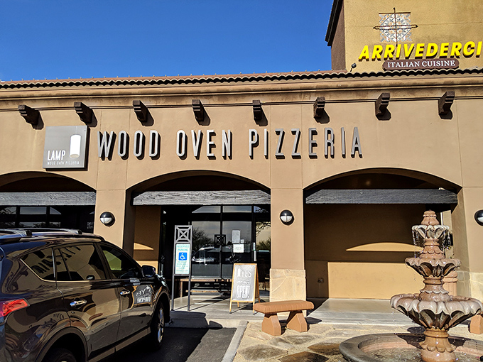 Sleek design meets rustic pizza-making traditions where every pie becomes edible art.