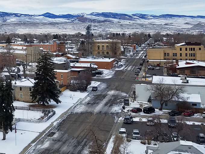 Lander's charming downtown invites you to park the car and explore on foot—no rush, you're on Wyoming time.