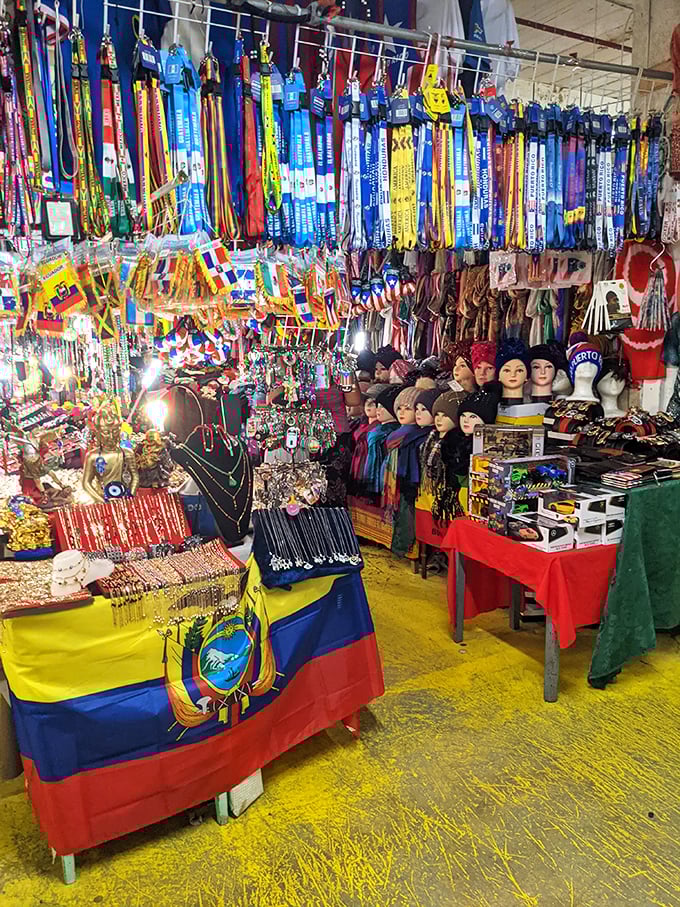 International flavors and vintage finds create a unique shopping experience that celebrates community diversity.