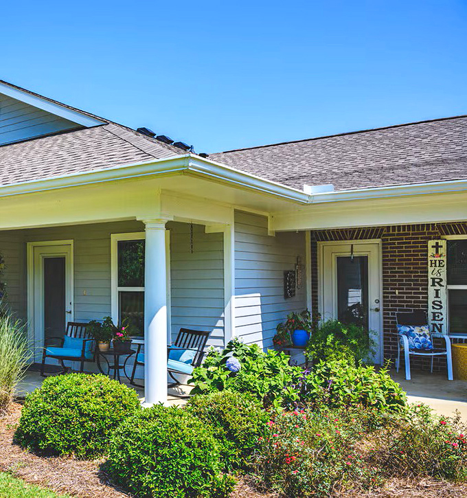 Covered porches invite you to slow down and savor life's simple pleasures.