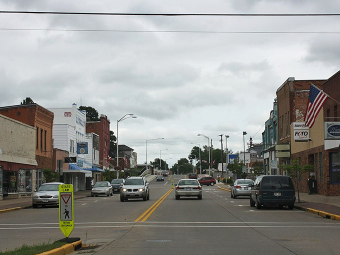 The historical details of Merrill's downtown buildings reveal craftsmanship from an era before "planned obsolescence."