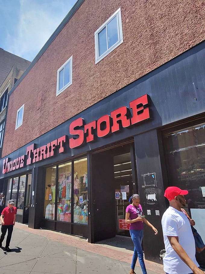 Urban thrifting at its finest, where city convenience meets suburban-sized selection in one convenient Broad Street location.