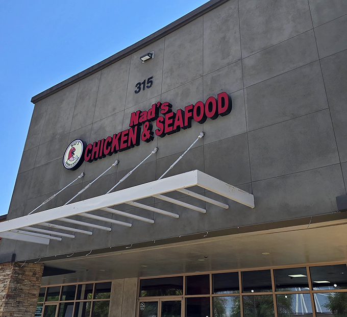 Clean lines and simple signage&mdash;because when your chicken is this good, you don't need flashy distractions.