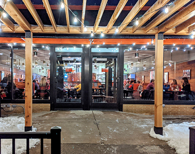 Those wooden beams frame Lola's bustling interior &ndash; a warm haven of pizza perfection on even the coldest Minnesota night.