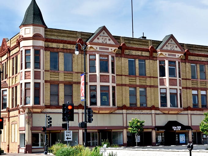 Historic buildings line Racine's streets, housing modern businesses in spaces where generations of Wisconsinites have gathered.