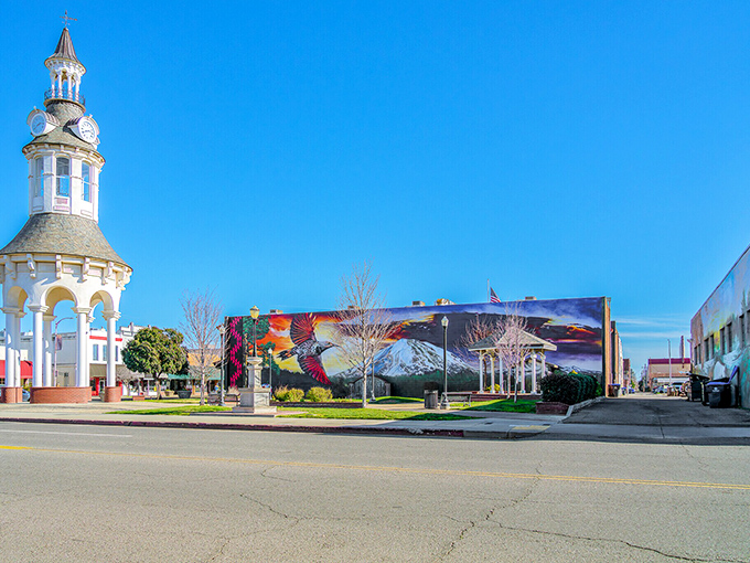 Red Bluff's classic downtown architecture tells stories of California's past while housing today's local businesses.