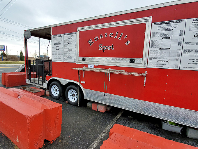 Russell's red wagon of wonder proves the best restaurants sometimes have wheels instead of walls. 
