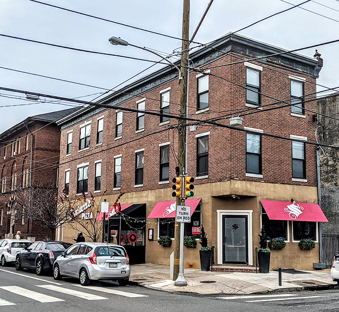 Corner locations often hold the biggest surprises, especially when square pizza perfection awaits inside.