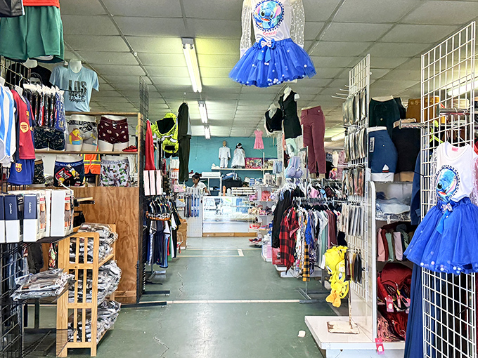 Professional indoor displays showcase quality merchandise in a comfortable, well-organized shopping environment that encourages lingering.