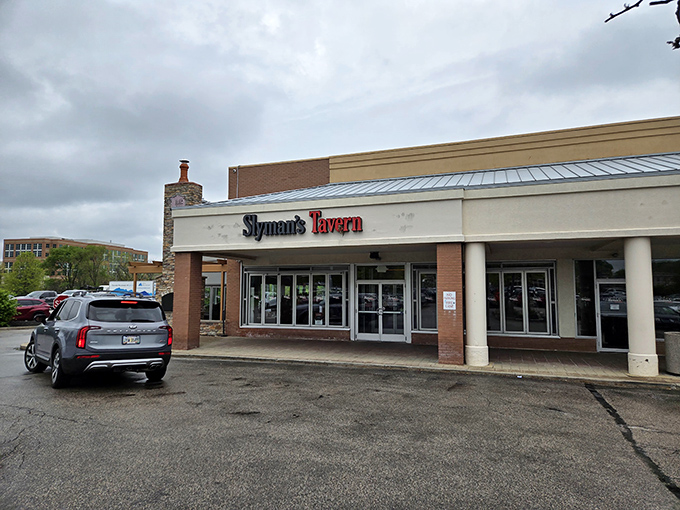 The understated exterior of Slyman's Tavern hides mountains of corned beef waiting to challenge your jaw's capacity.