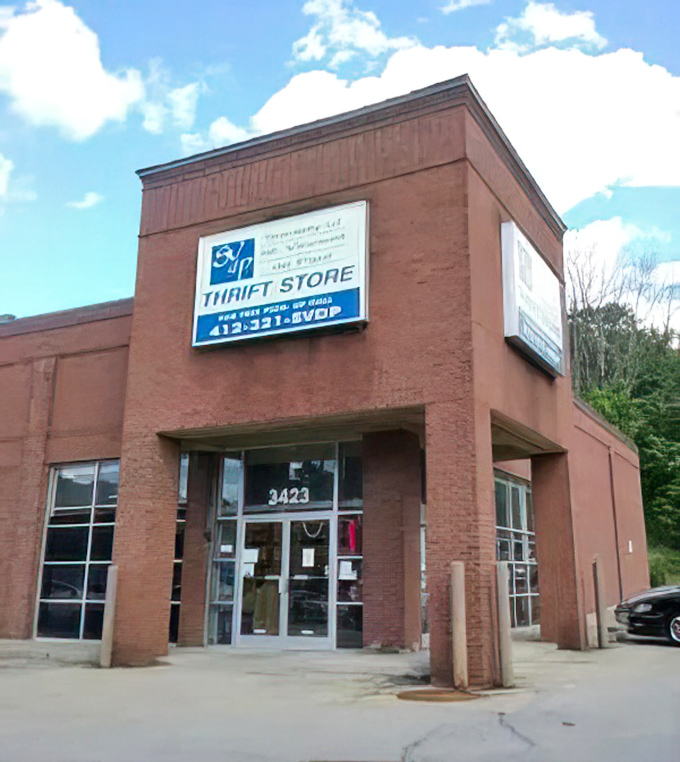 Saint Vincent de Paul's mission of helping others makes every thrift store find feel extra meaningful. 