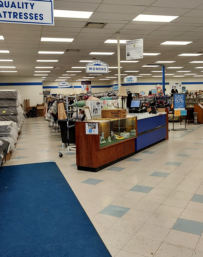 Inside this unassuming building lies a wonderland of affordable treasures that support vital community programs.