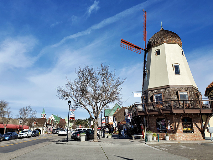 Solvang's Danish windmills and half-timbered buildings transport you straight to European fairy tales.