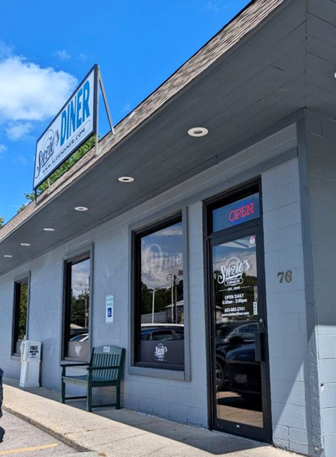 That unassuming blue exterior hides Suzie's greatest secret: comfort food that could make a food critic weep with joy.