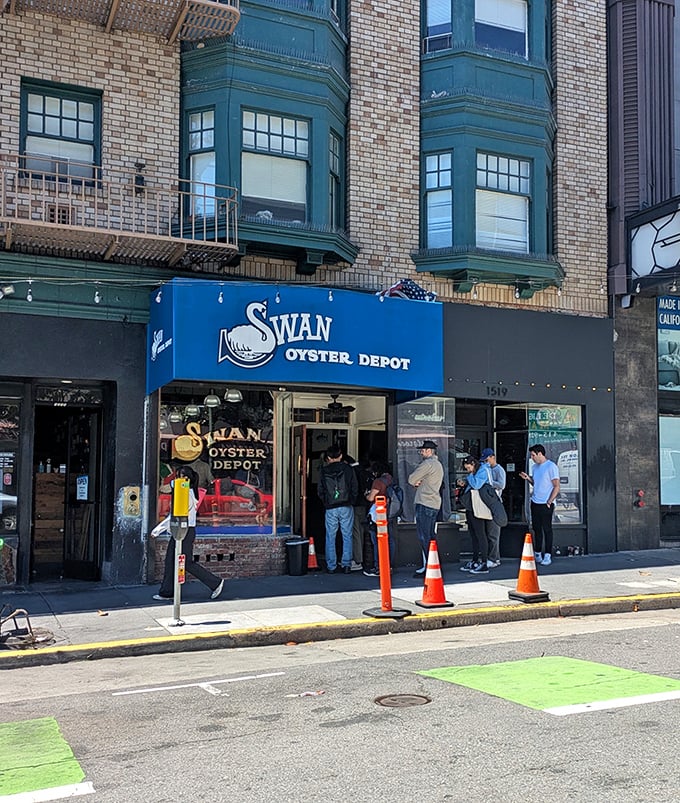 When locals line up like this, smart visitors join the queue - Swan's reputation speaks louder than words.