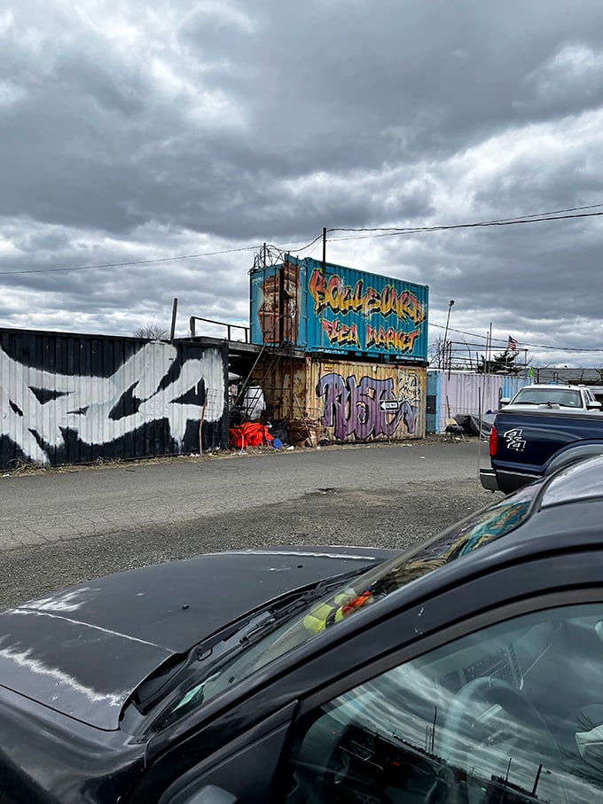 This colorful exterior promises the kind of eclectic finds that make every treasure hunt worthwhile.