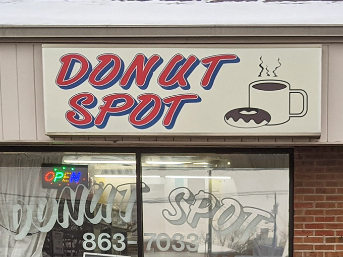 Simple pleasures done right&mdash;this Fairfield favorite proves you don't need fancy decor when your donuts speak volumes.