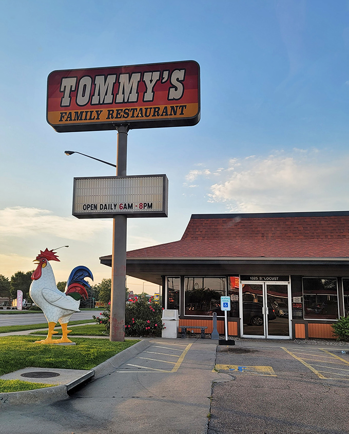 Family restaurants with character statues always serve the heartiest portions and warmest welcome smiles.