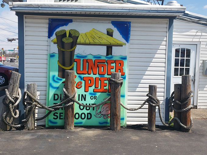 The simple storefront of Under the Pier hides seafood treasures that locals have been keeping secret.