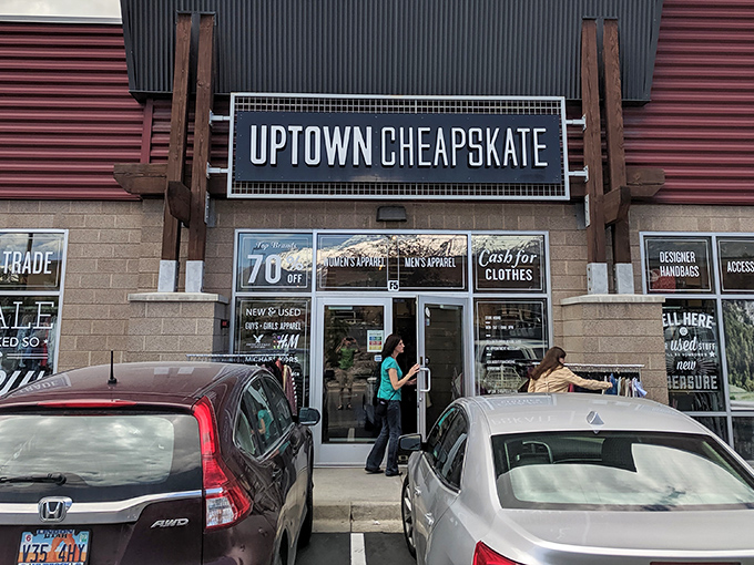 Window shopping becomes actual shopping when prices are this good. Uptown Cheapskate's American Fork location draws in curious passersby.