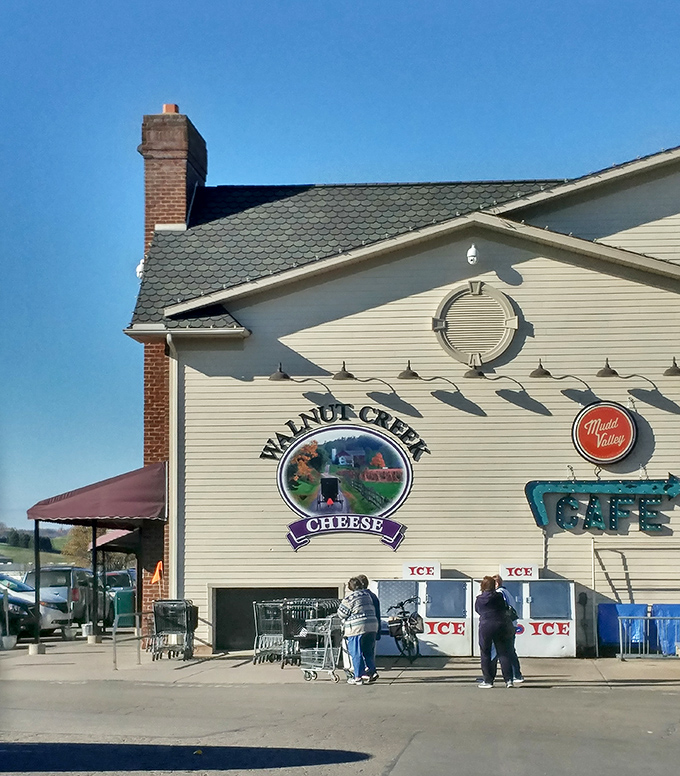 This impressive building houses everything from award-winning cheeses to homemade fudge that'll test your willpower completely.