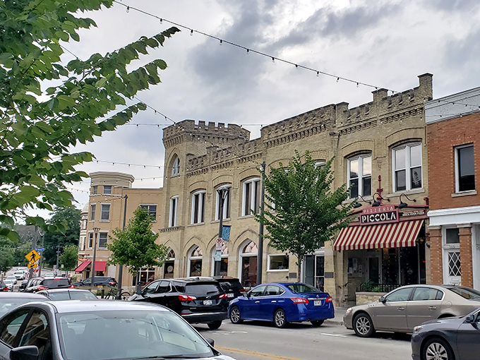 String lights and community spirit create the perfect recipe for suburban living that actually makes sense.