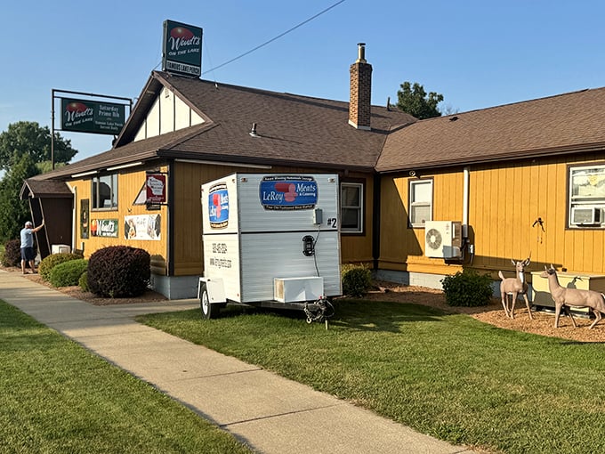 Wendt's mustard-yellow cabin looks like it was built by fishermen who said, "Fancy? No. Delicious? Absolutely."