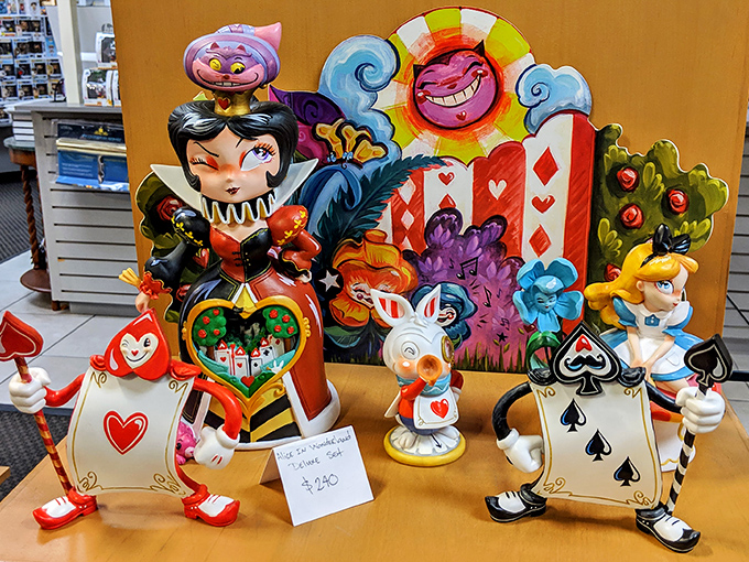 Curiouser and curiouser! These whimsical Alice in Wonderland collectibles prove outlet shopping isn't just about necessities&mdash;it's about finding unexpected treasures that spark joy.