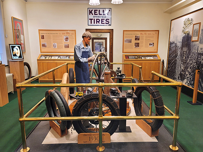 The Allegany Museum's Kelly-Springfield Tire exhibit reminds us when "rubber meeting the road" was revolutionary technology, not just a motivational phrase.