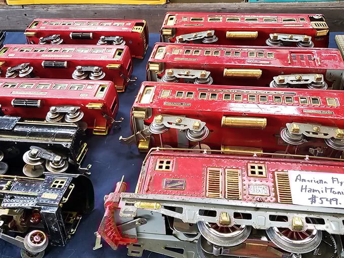 All aboard the nostalgia express! These vintage American Flyer trains still have the power to transport grown men back to childhood.