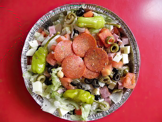 An antipasto salad that doesn't skimp on the good stuff&mdash;where vegetables are merely the supporting actors to the star meats and cheeses.