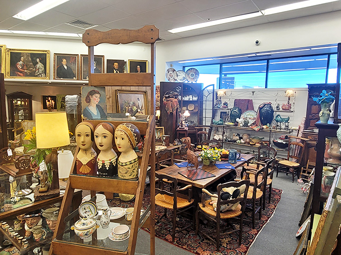 Ornate mirrors reflect not just your image but glimpses of other eras, framing the present with the craftsmanship of the past.