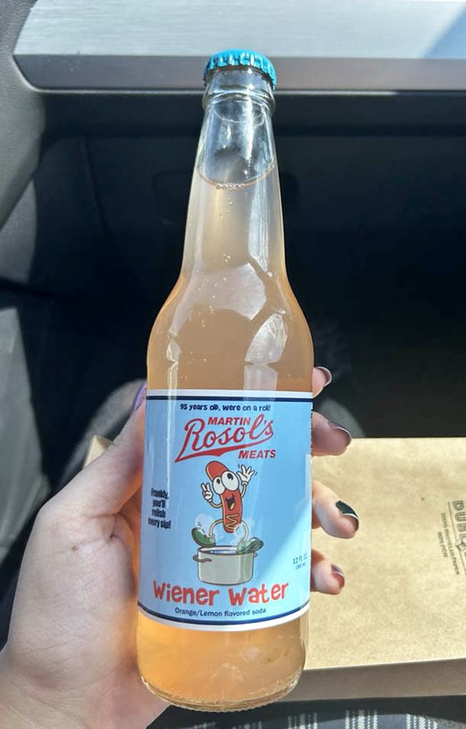 "Wiener Water" soda &ndash; because Connecticut doesn't just push culinary boundaries with hot dogs, but also with beverages that make your friends question your life choices.